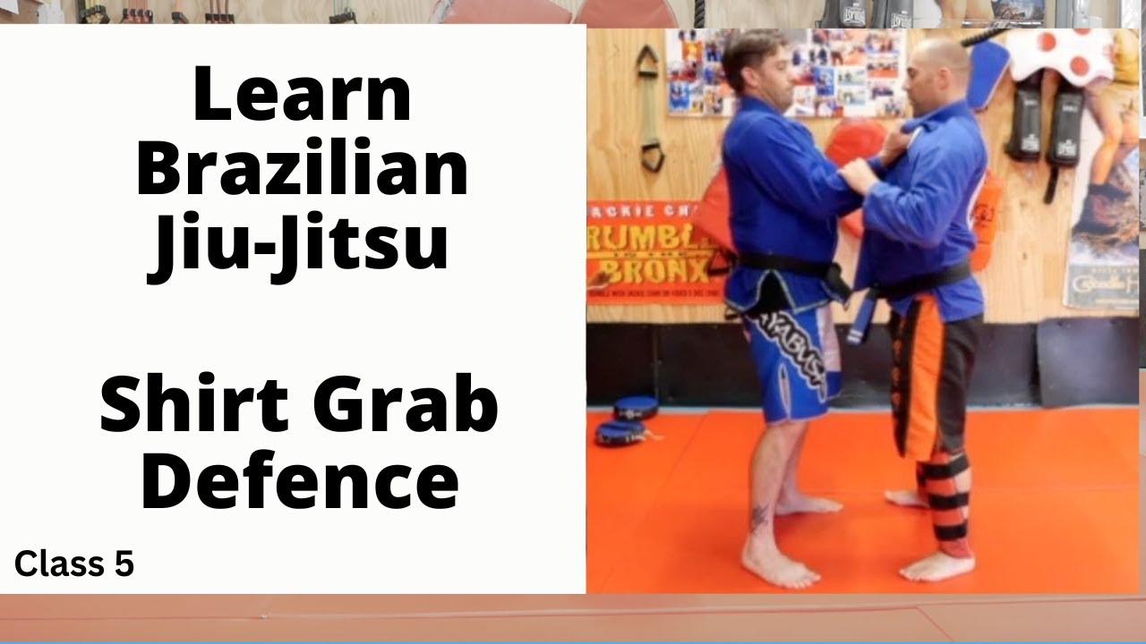 Shirt Grab - Learn Brazilian Jiu-Jitsu - YouTube
