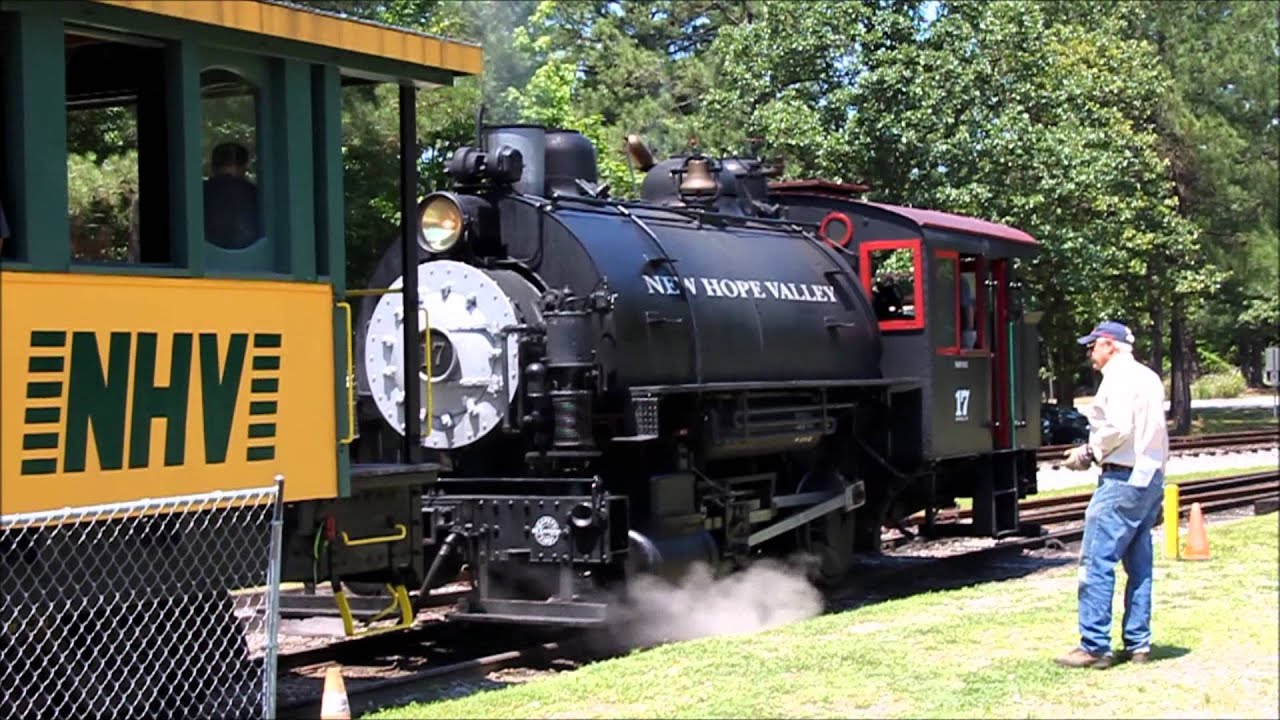 New Hope Valley Railway - YouTube