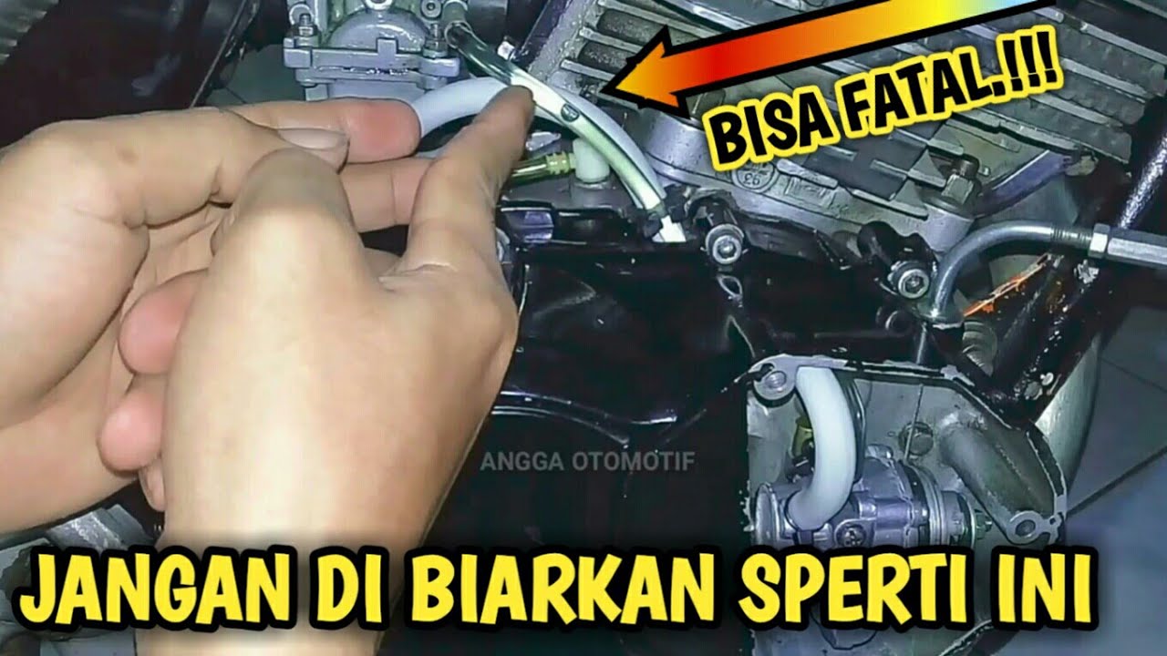 CARA MUDAH MEMBUANG ANGIN POMPA OLI DI MOTOR RX KING RXS RXK - YouTube