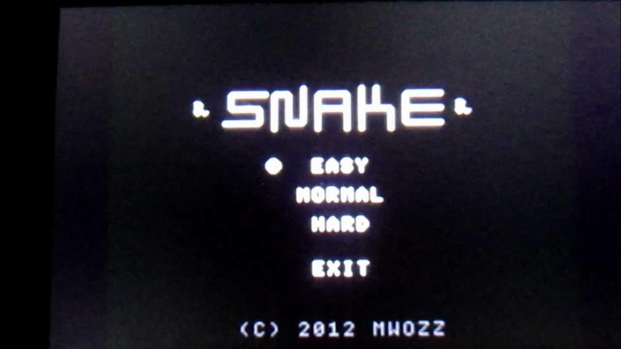 Petit Computer: Snake game+QR code - YouTube