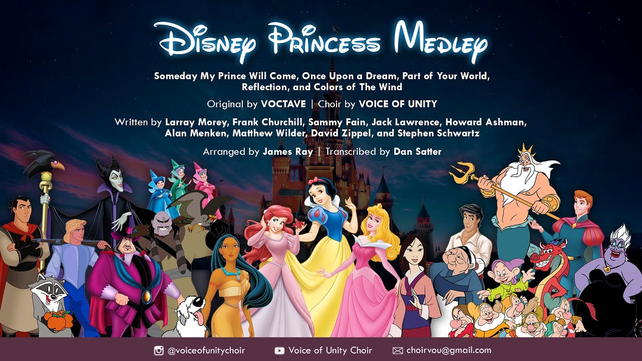 VOICE OF UNITY - DISNEY PRINCESS MEDLEY (Original by Voctave) - YouTube