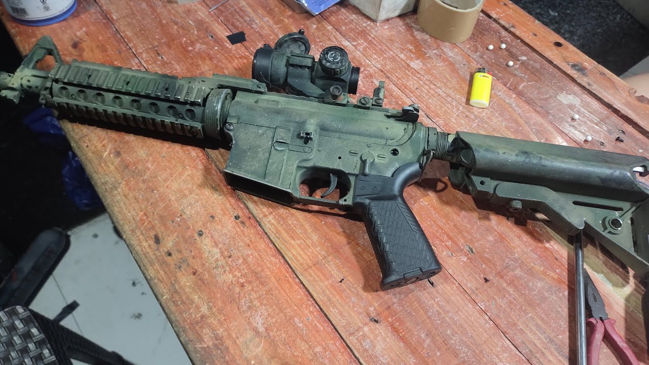 DOUBLE BELL M4 RAS AIRSOFT UPGRADE - YouTube