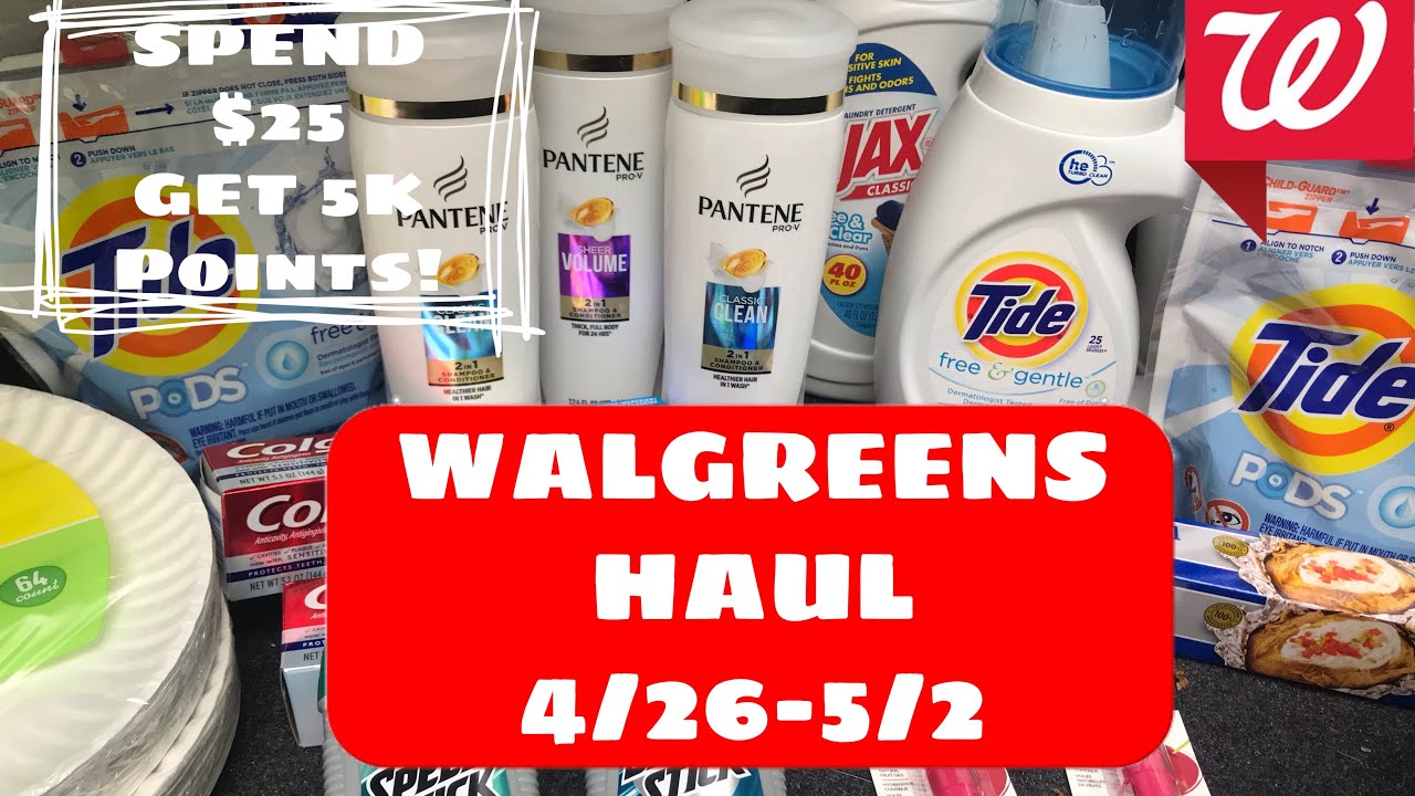 WALGREENS HAUL 4/26-5/2 | HOW MY SPEND DEAL WAS COMPLETELY FREE! - YouTube