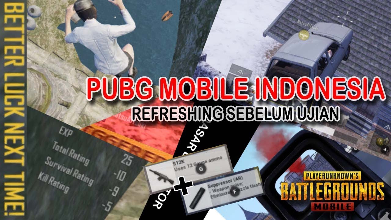 PUBG MOBILE INDONESIA : REFRESHING SEBELUM UJIAN - YouTube
