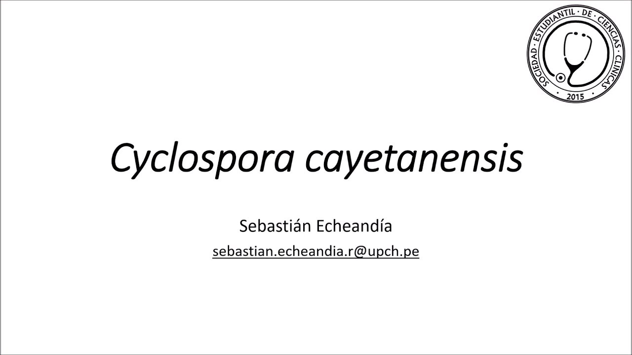 Cyclospora cayetanensis - YouTube