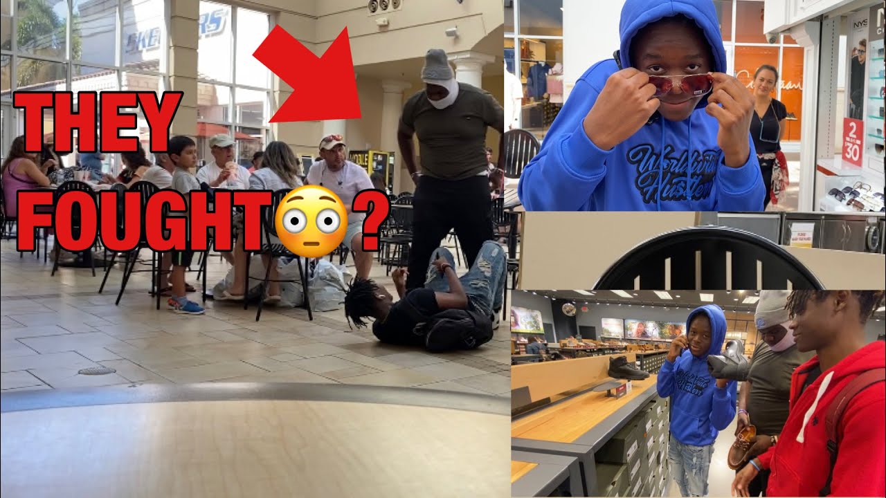 TROLLING RANDOM STRANGERS AND STORE EMPLOYEES AT THE MALL! *THEY FOUGHT ...