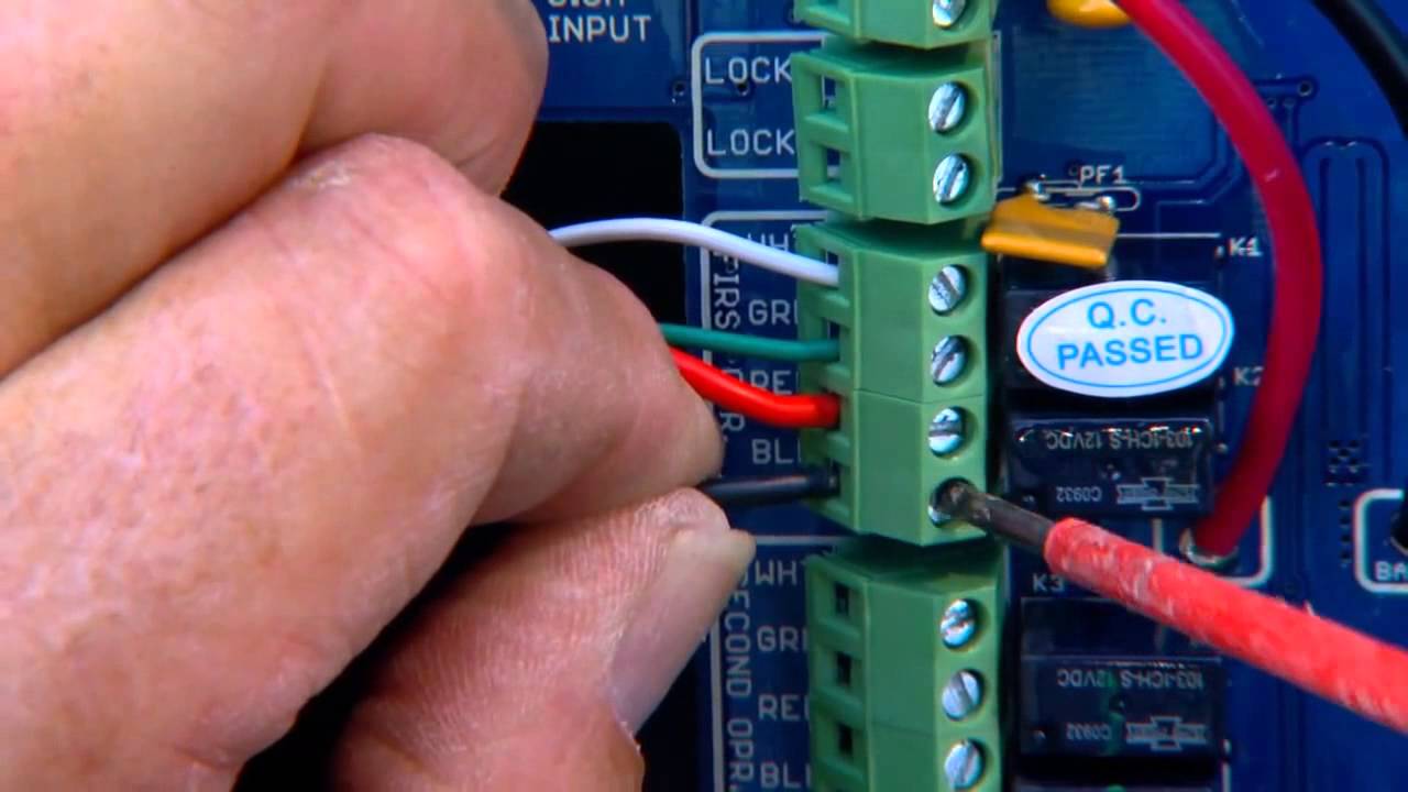 Section 7: Connecting the Opener Power Cables - YouTube