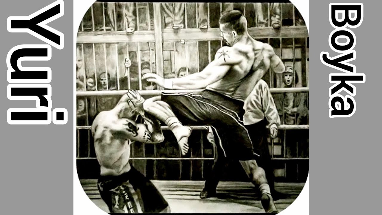 how to draw yuri boyka with pencil step by step - YouTube