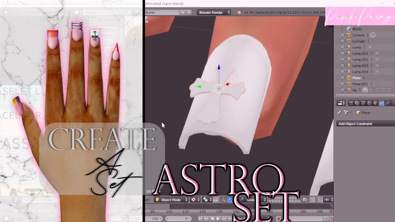 SIMS 4| CREATE A SET - ASTRO SET | SPEED MESHING - YouTube