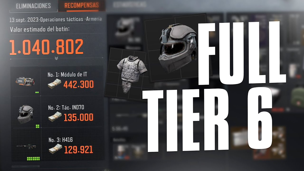 Primera vez en la temporada jugando FULL T6 - Arena Breakout - YouTube