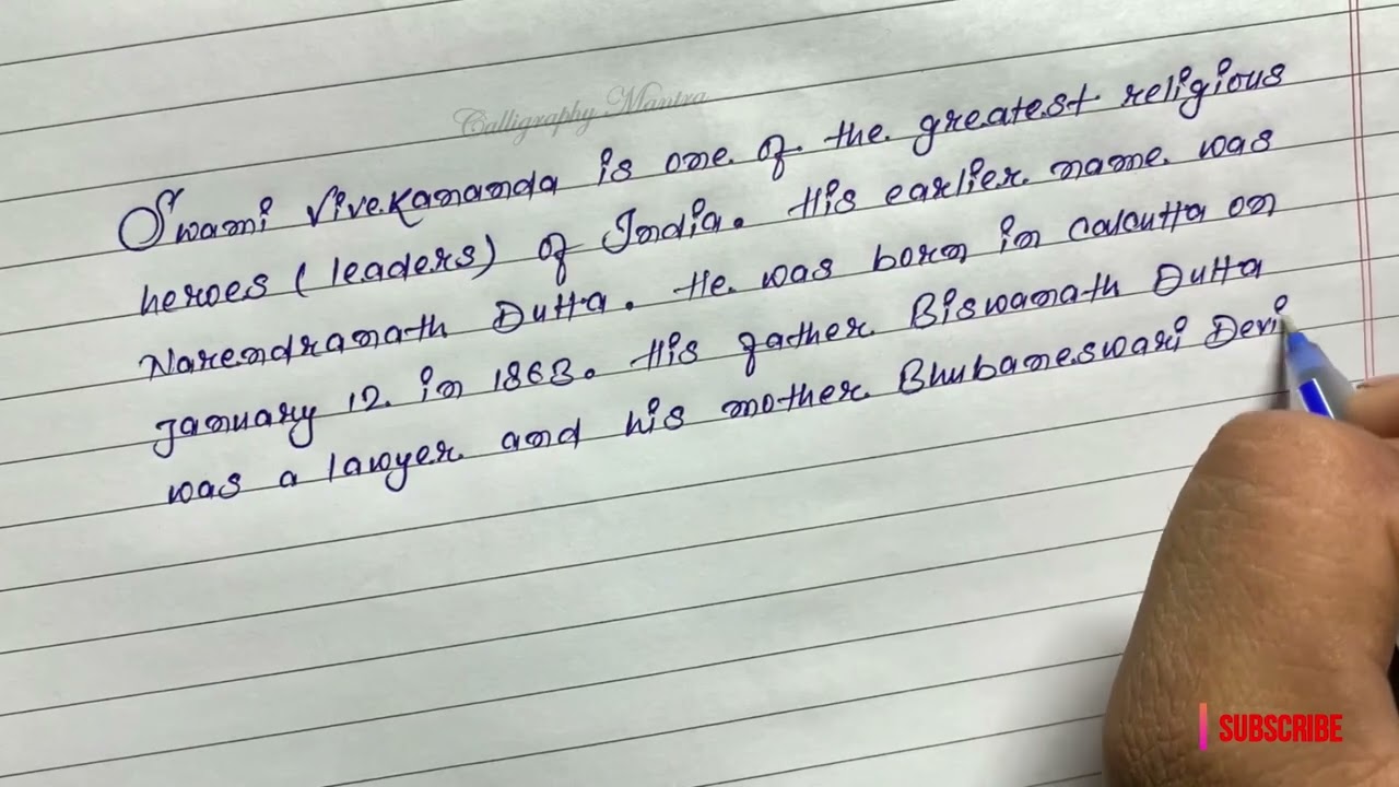 My Rough Handwriting In Real Speed With Normal Pen - YouTube