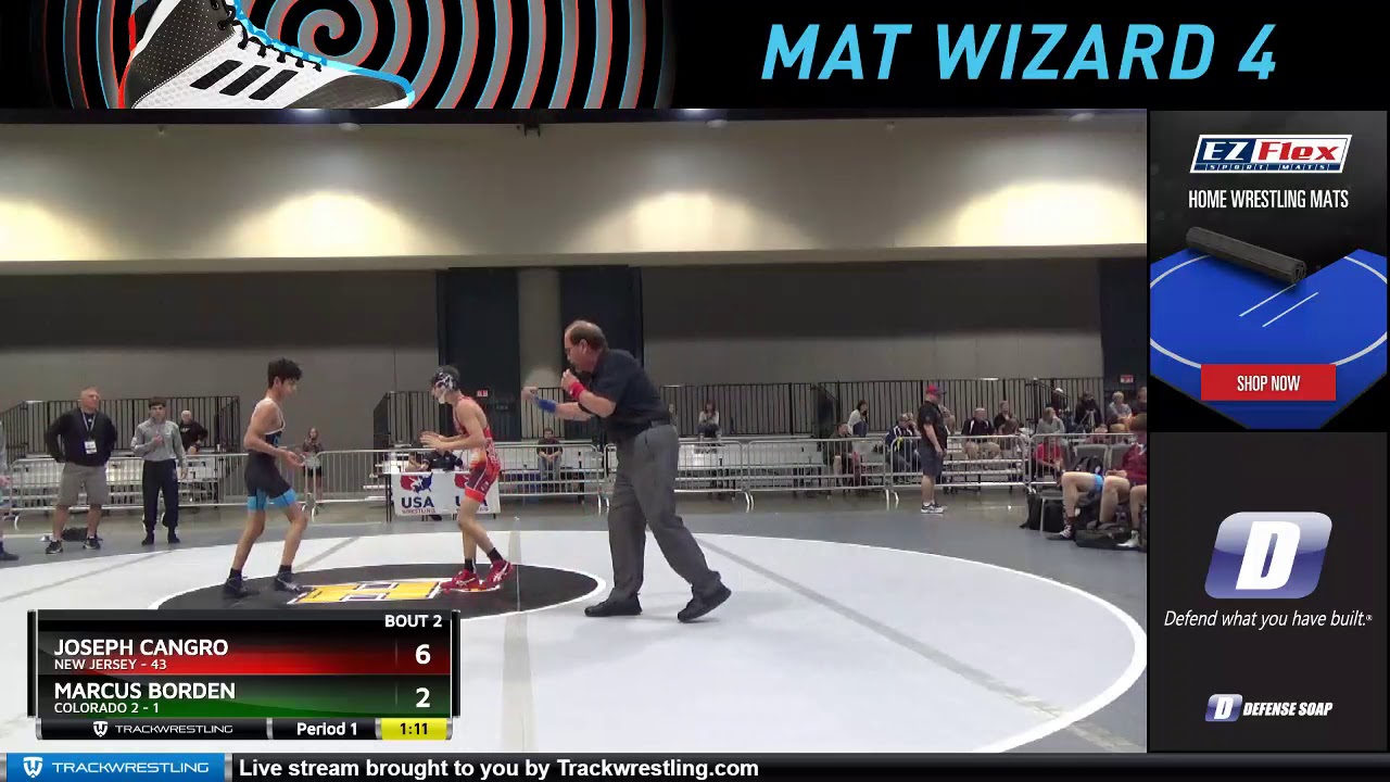 Mat 10 100 Joseph Cangro New Jersey Vs Marcus Borden Colorado 2 - YouTube
