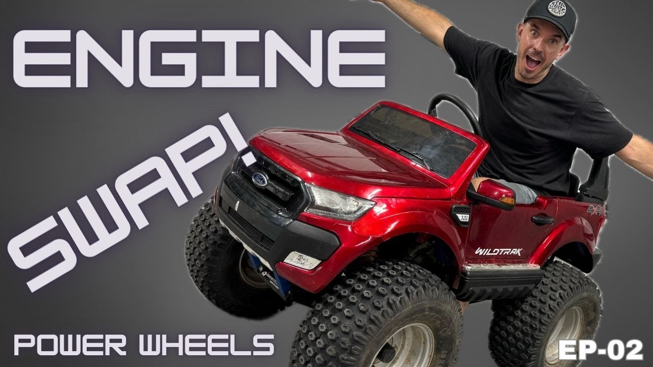 Power Wheels Ford Ranger Engine Swap! Ep-02 | Frame and Steering ...