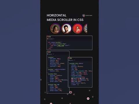 Instagram Stories scroller in Html Css. - YouTube