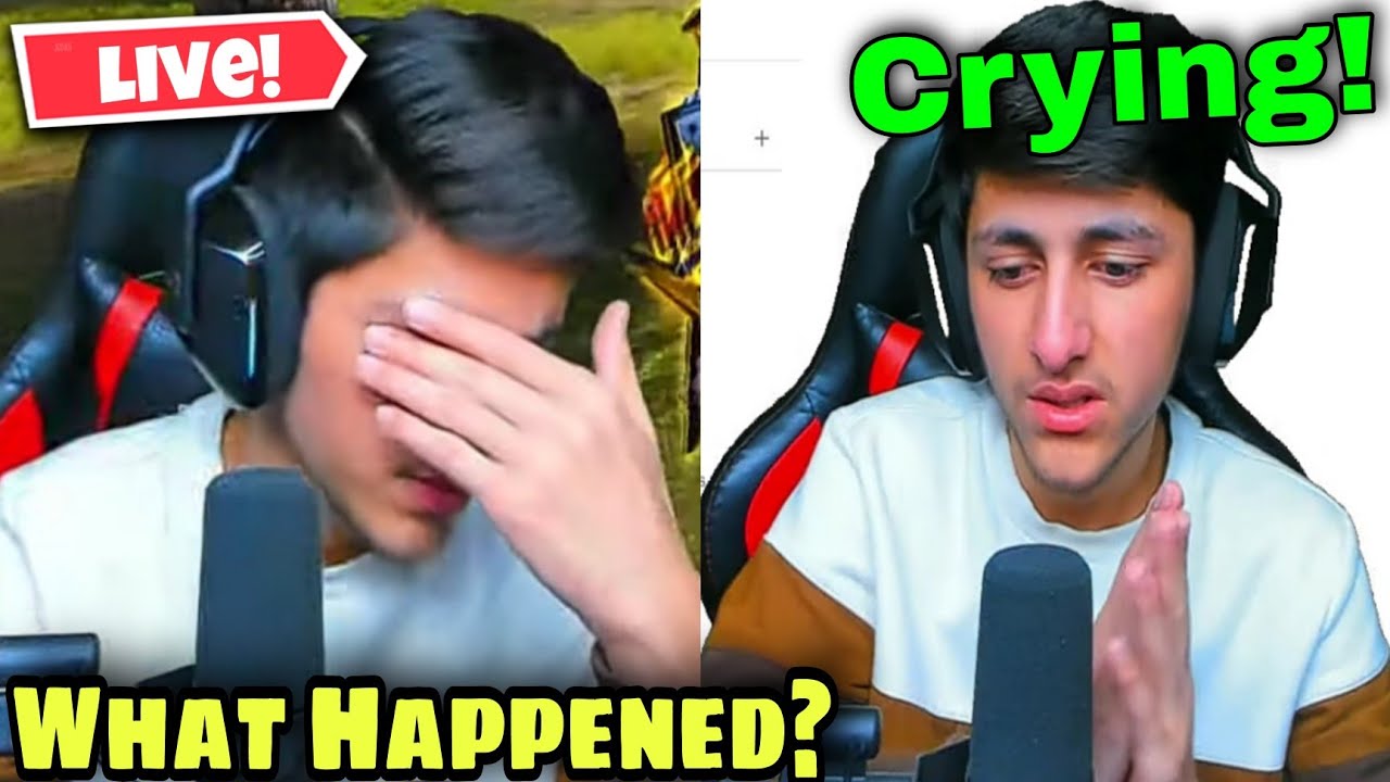 As Gaming Crying On *Live* - What Happened?? - YouTube