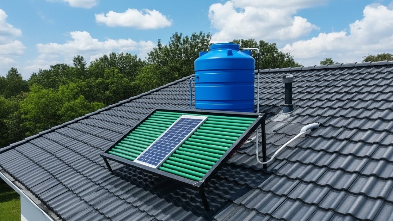 No Gas No Electricity. Heat entire home water everyday #invention - YouTube