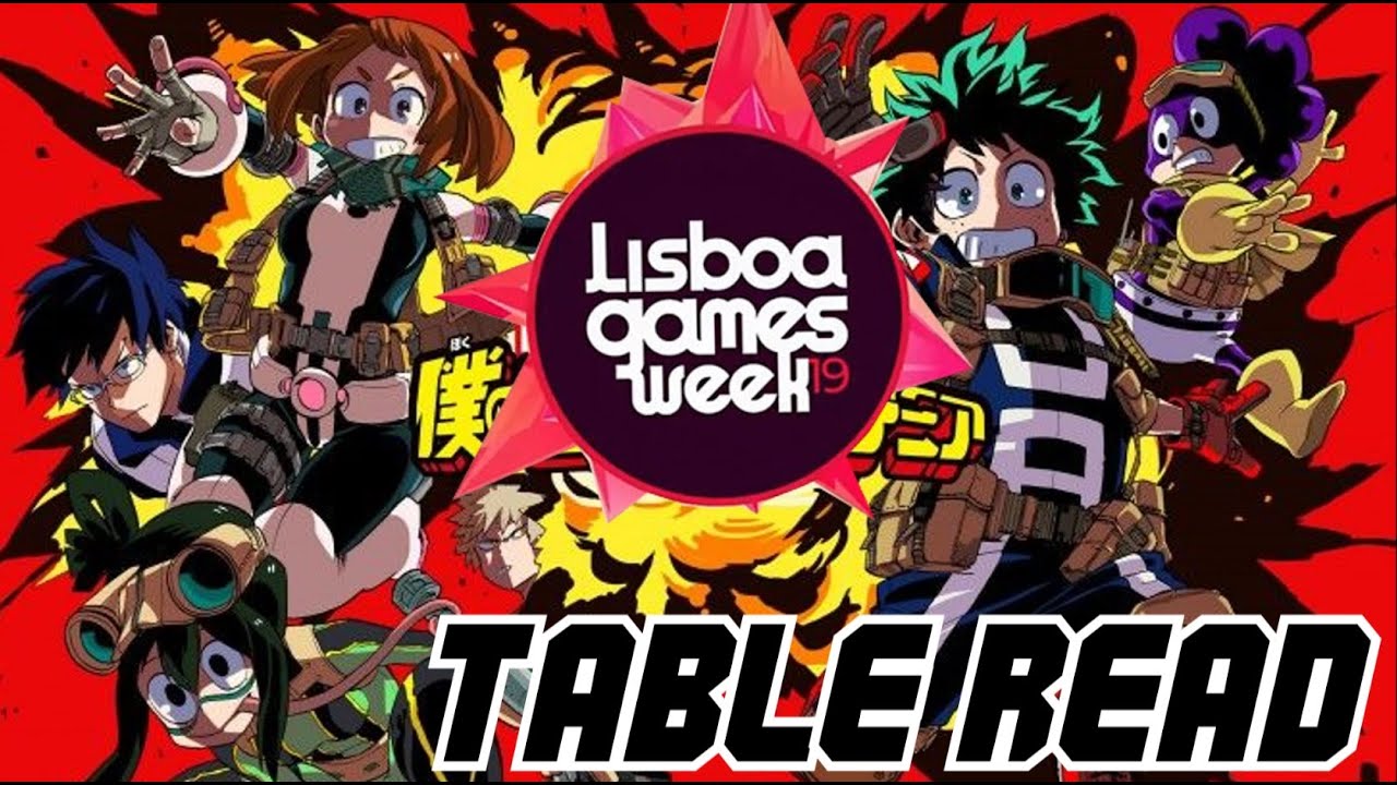 TABLE READ MY HERO ACADEMIA PT/PT Lisboa Games Week - YouTube