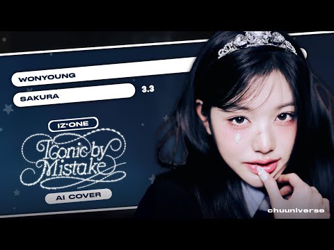 「AI COVER」How would IZ*ONE sing 'ICONIC BY MISTAKE' by LE SSERAFIM x ILLIT x KATSEYE