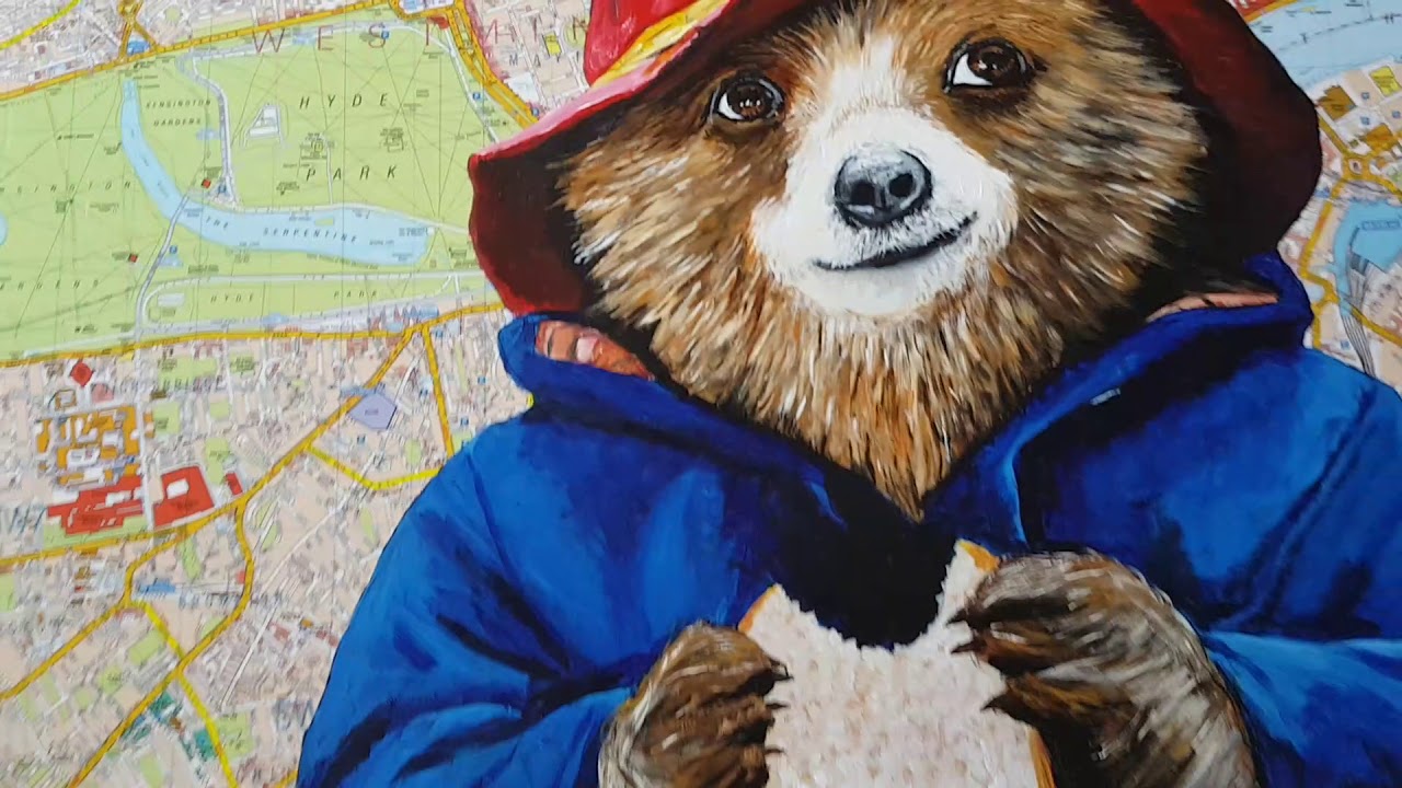 Paddington Bear painting for The Children's Trust - YouTube
