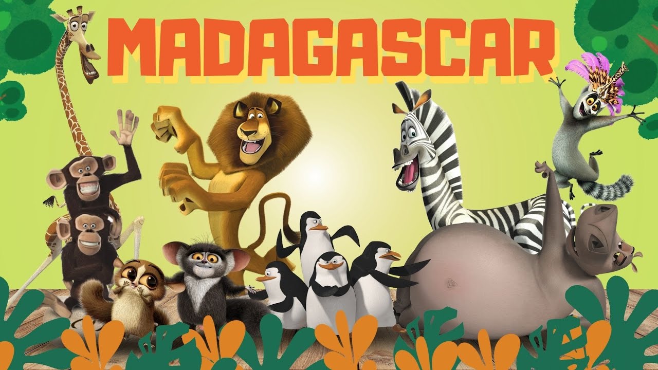 Berbagai macam binatang yang ada di film "Madagascar" - YouTube