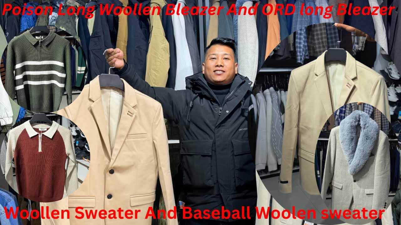 Long Woollen blazer And ORD brand Blazer And woollen Sweater new ...