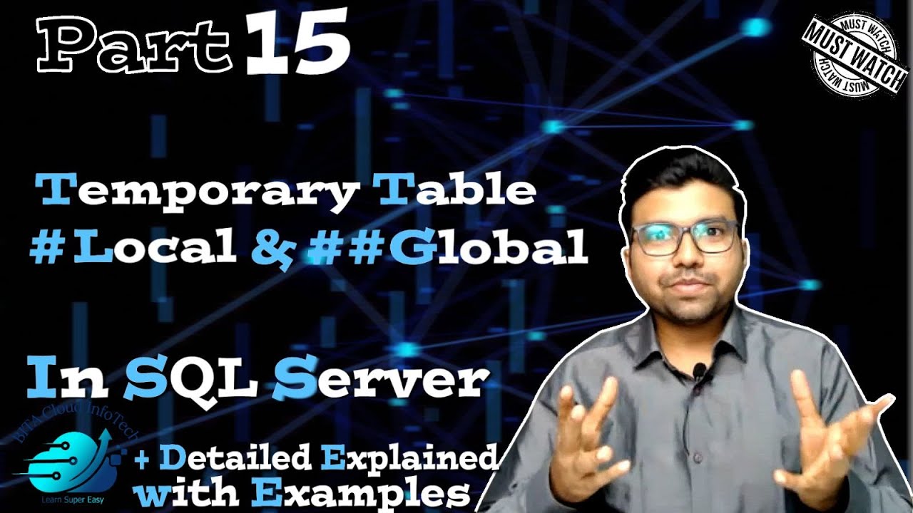 Exploring Temporary Tables In Sql Server Understanding Local And 6080