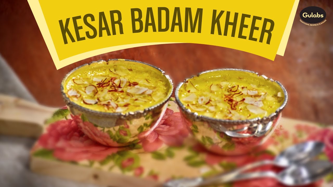 Kesar Badam Kheer with Gulabs Kesar Badam Syrup - YouTube