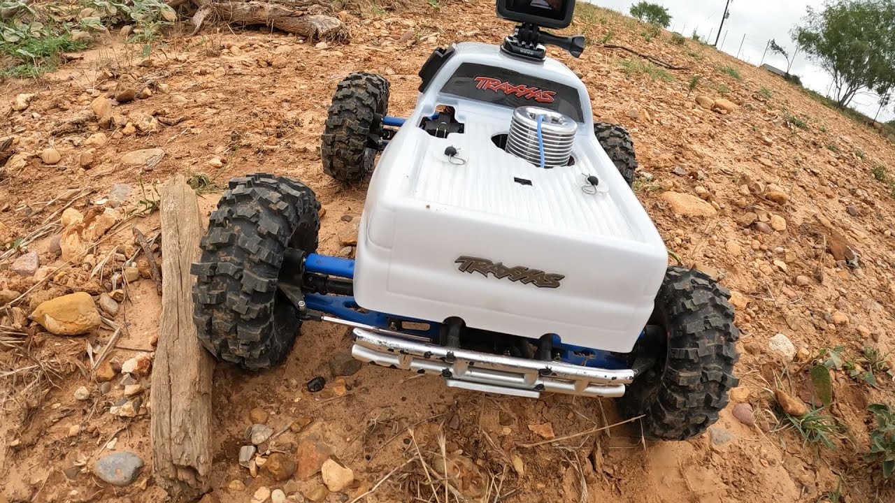 Traxxas nitro RC crawler part 1 of 3 - YouTube