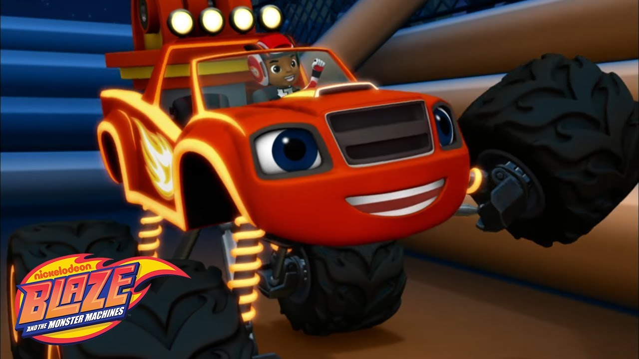 Blaze contro la ladra di luci! | Blaze e le Mega Macchine - YouTube