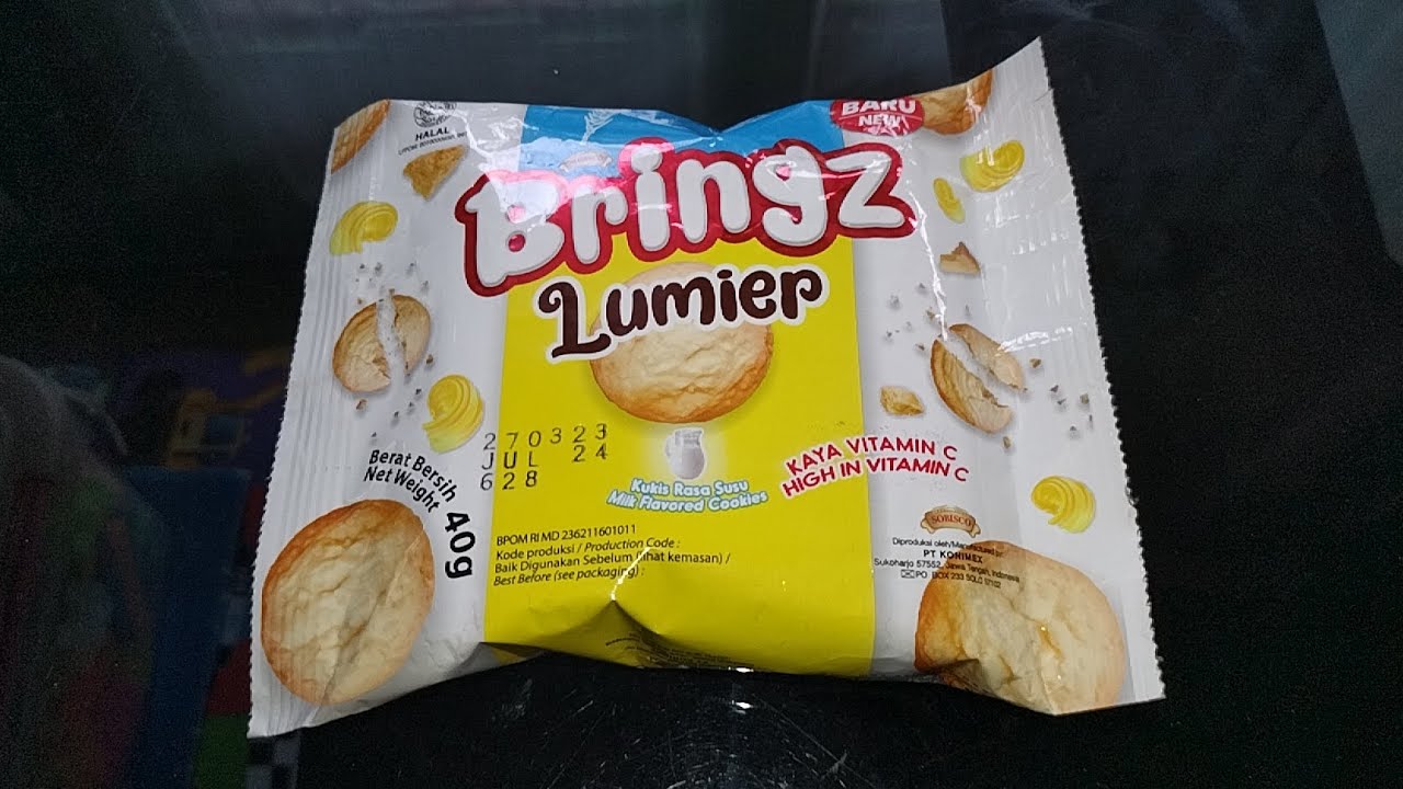 Review Produk #2359 : Bringz Lumier Kukis Rasa Susu - YouTube
