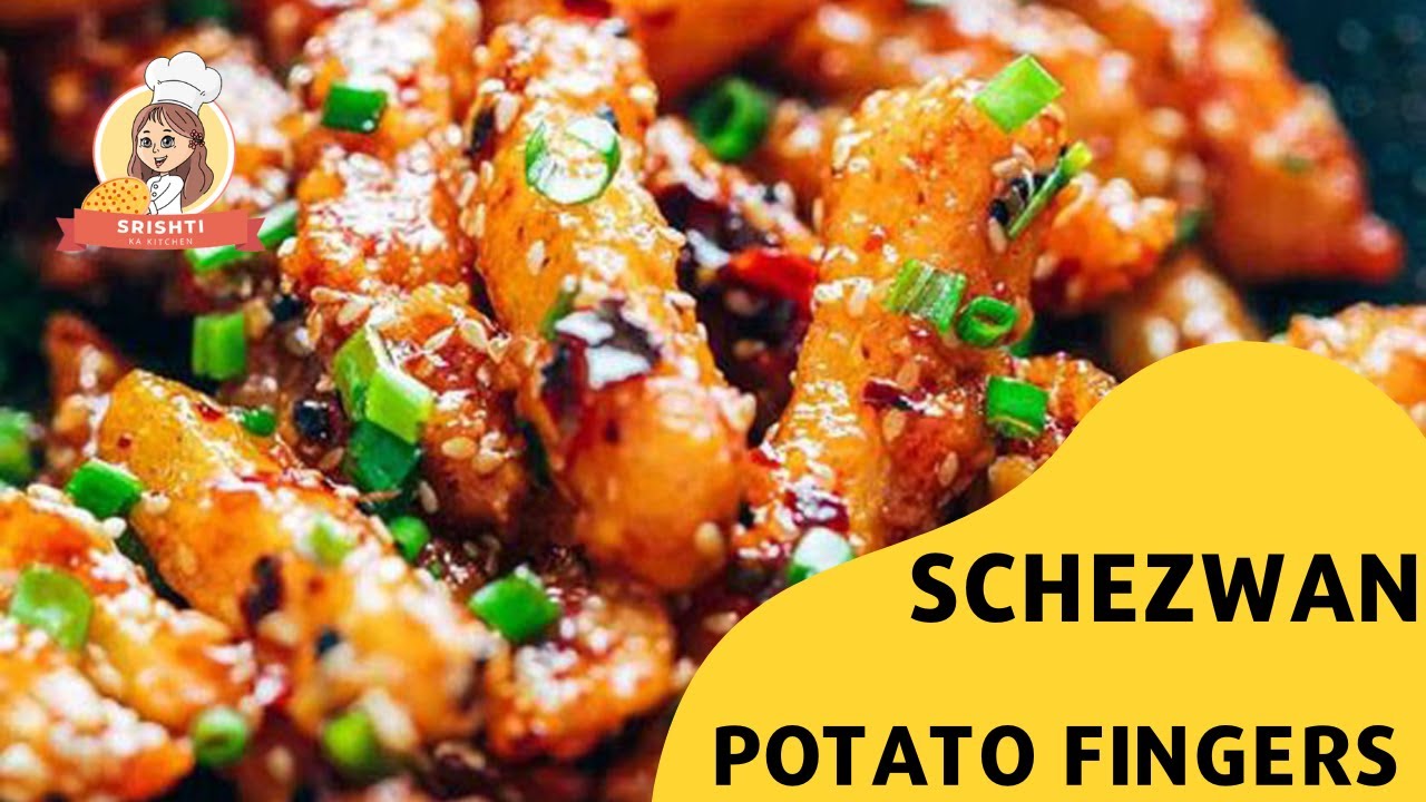 Schezwan Potato Fingers | Easy Crispy and Tasty - YouTube