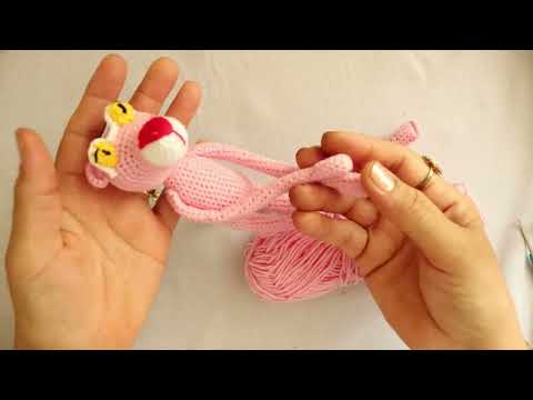 AMİGURUMİ PEMBE PANTER ÖRÜYORUZ / KOLLAR BACAKLAR GÖVDE / TEK PART /