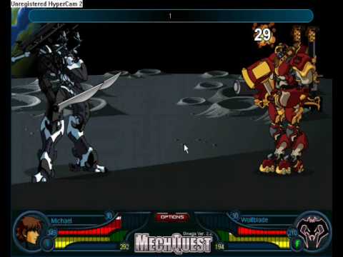 Mechquest-Level 30 wolfblade battle - YouTube
