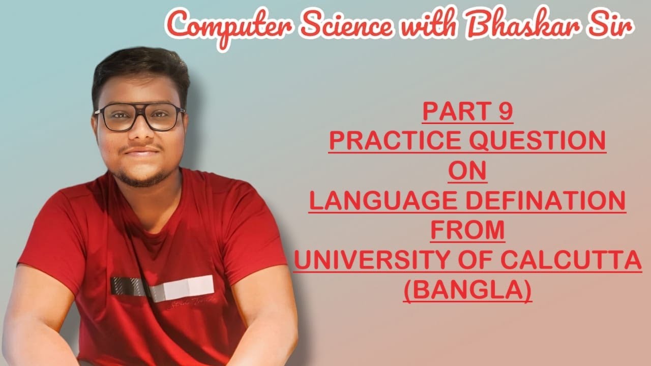 PART 9 | PRACTICE QUESTION ON LANGUAGE (TOC) FROM UNIVERSITY OF ...