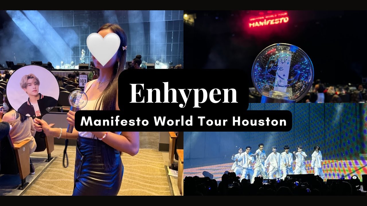 ENHYPEN MANIFESTO WORLD TOUR HOUSTON VLOG - YouTube