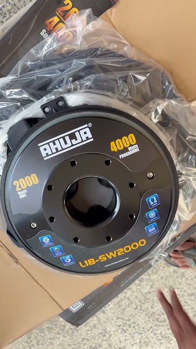 AHUJA L18 SW2000 SPEAKER UNBOXING - YouTube