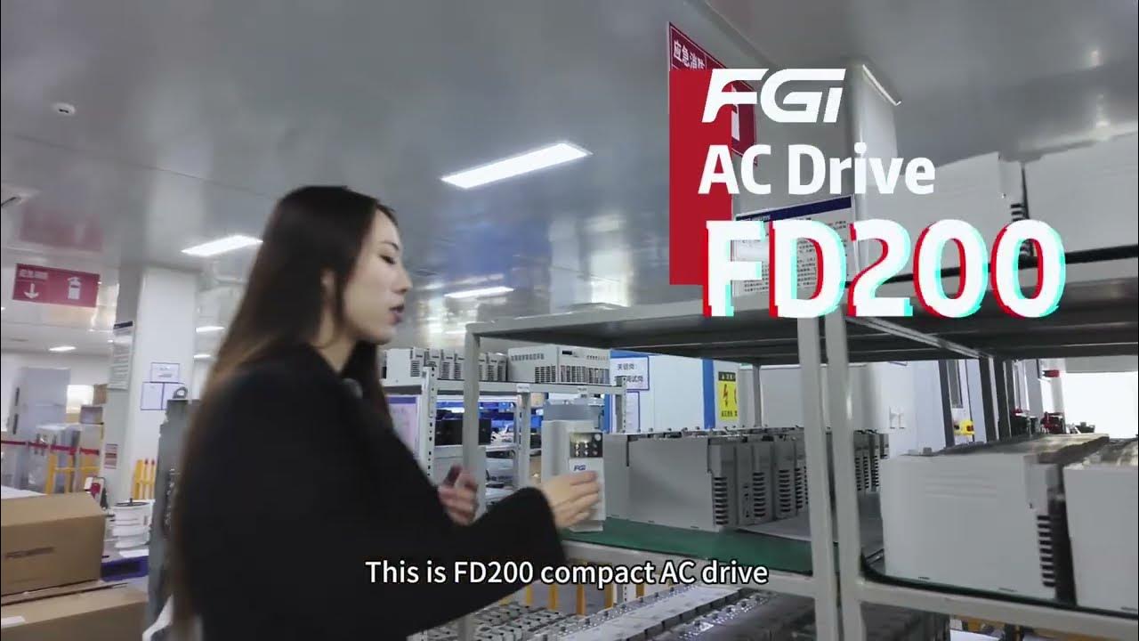 FGI FD200 Low Voltage frequency inverter. - YouTube