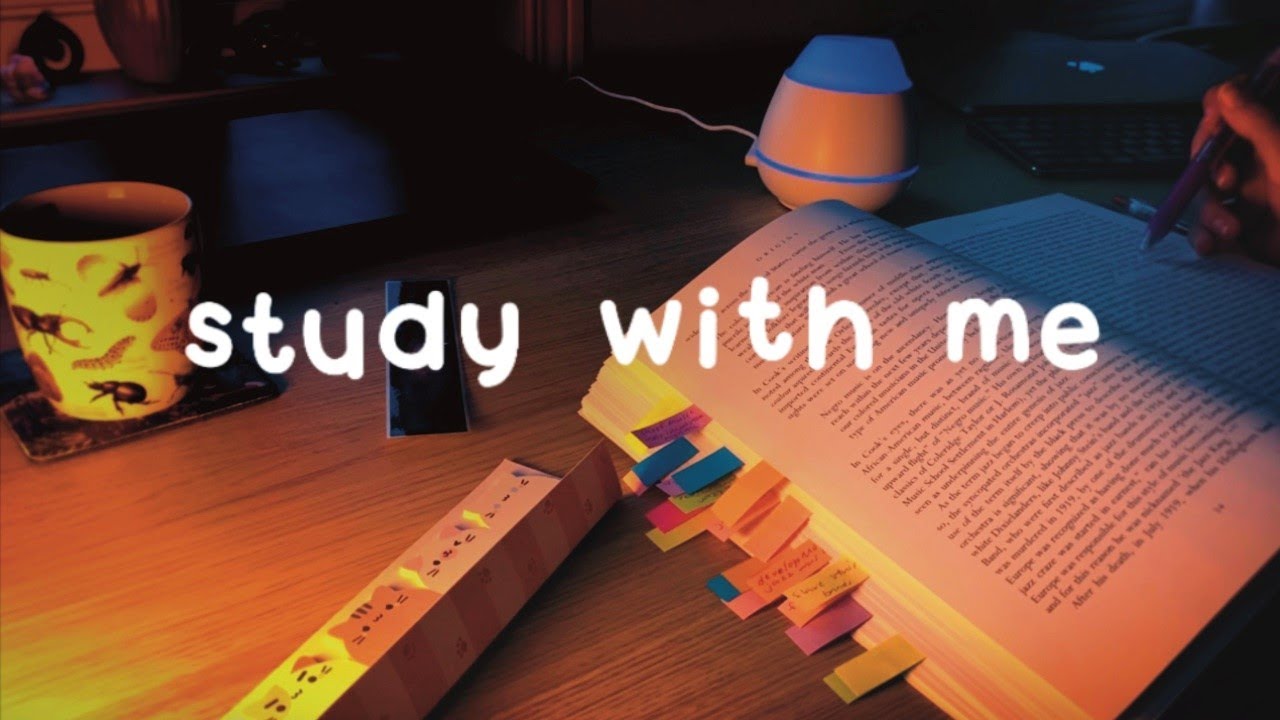 STUDY WITH ME 📖 evening | Background noise (real sounds) + rain 🌧 | NO ...