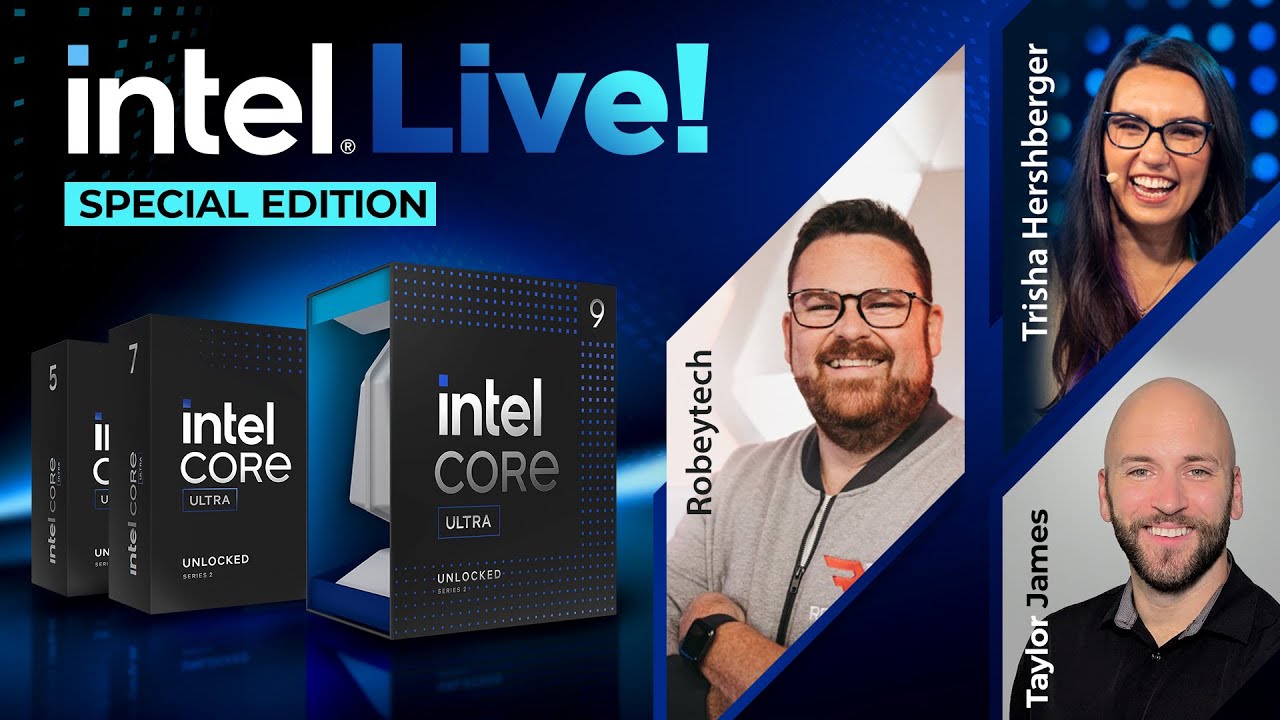World First Intel Core Ultra Live PC Build and Celebration - YouTube