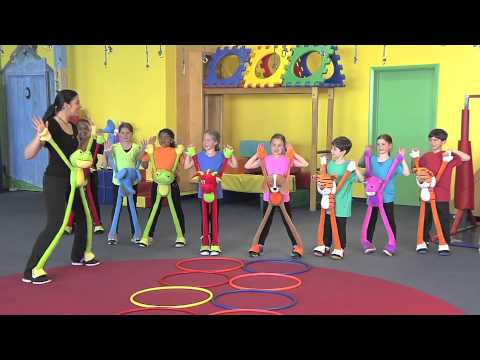 Stretchkins Exercise Fun - YouTube