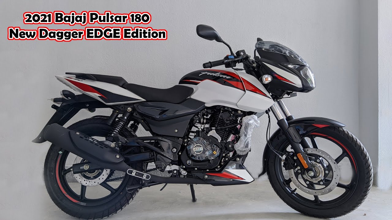 2021 Bajaj Pulsar 180 Dagger EDGE Edition Review | Pearl White Color ...