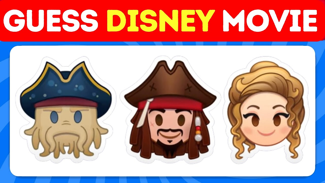 🍿Can You Guess The DISNEY Movie By Emoji? 🎬 🤔 | Riddle Realm - YouTube