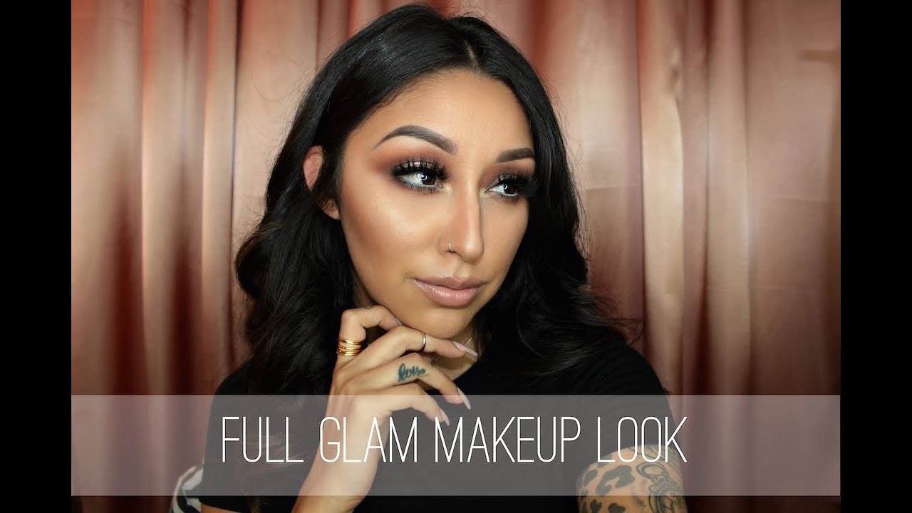 FULL GLAM MAKEUP LOOK - YouTube