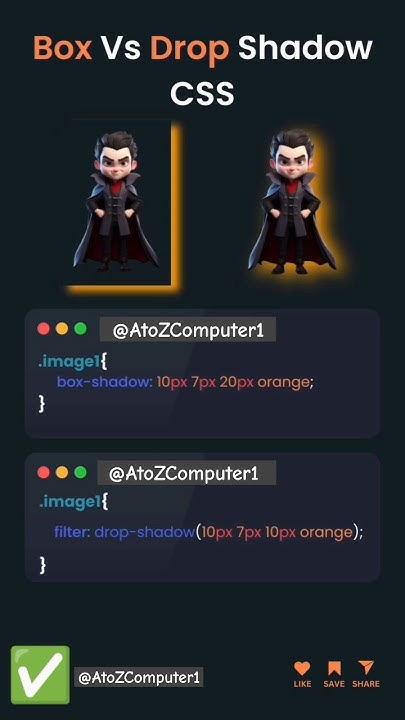 Box- Drop Shadow CSS - YouTube