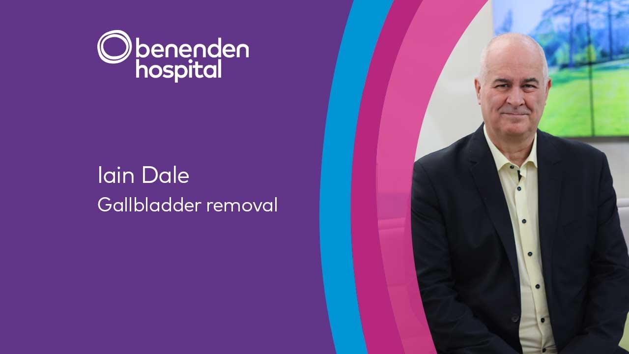 Iain Dale talks about his gallbladder removal at Benenden Hospital ...