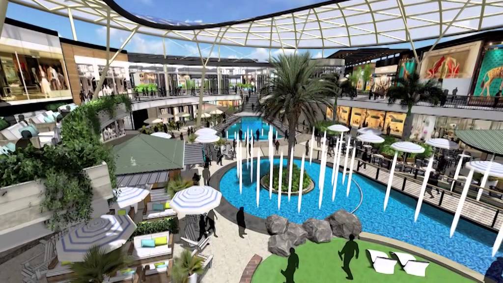 Pacific Fair Development Flythrough - YouTube