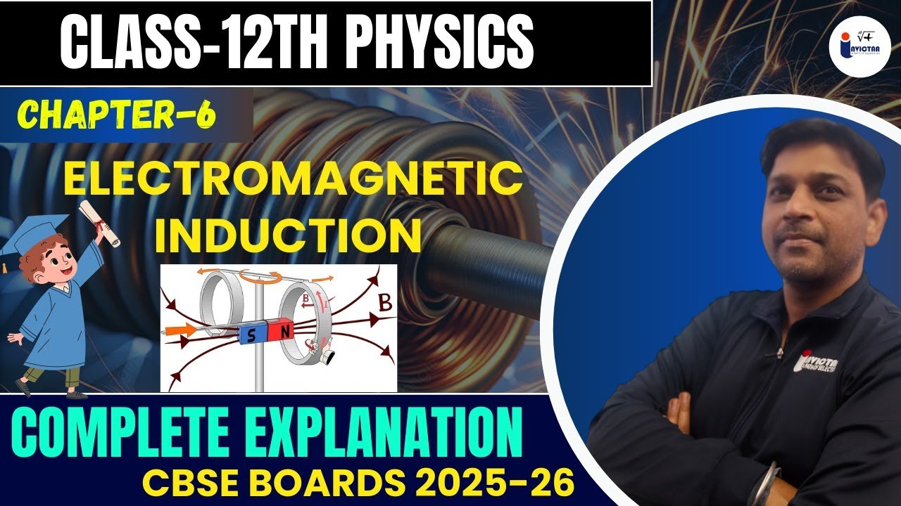 Electro Magnatic induction Complete Class 12th Crash Course | CBSE ...
