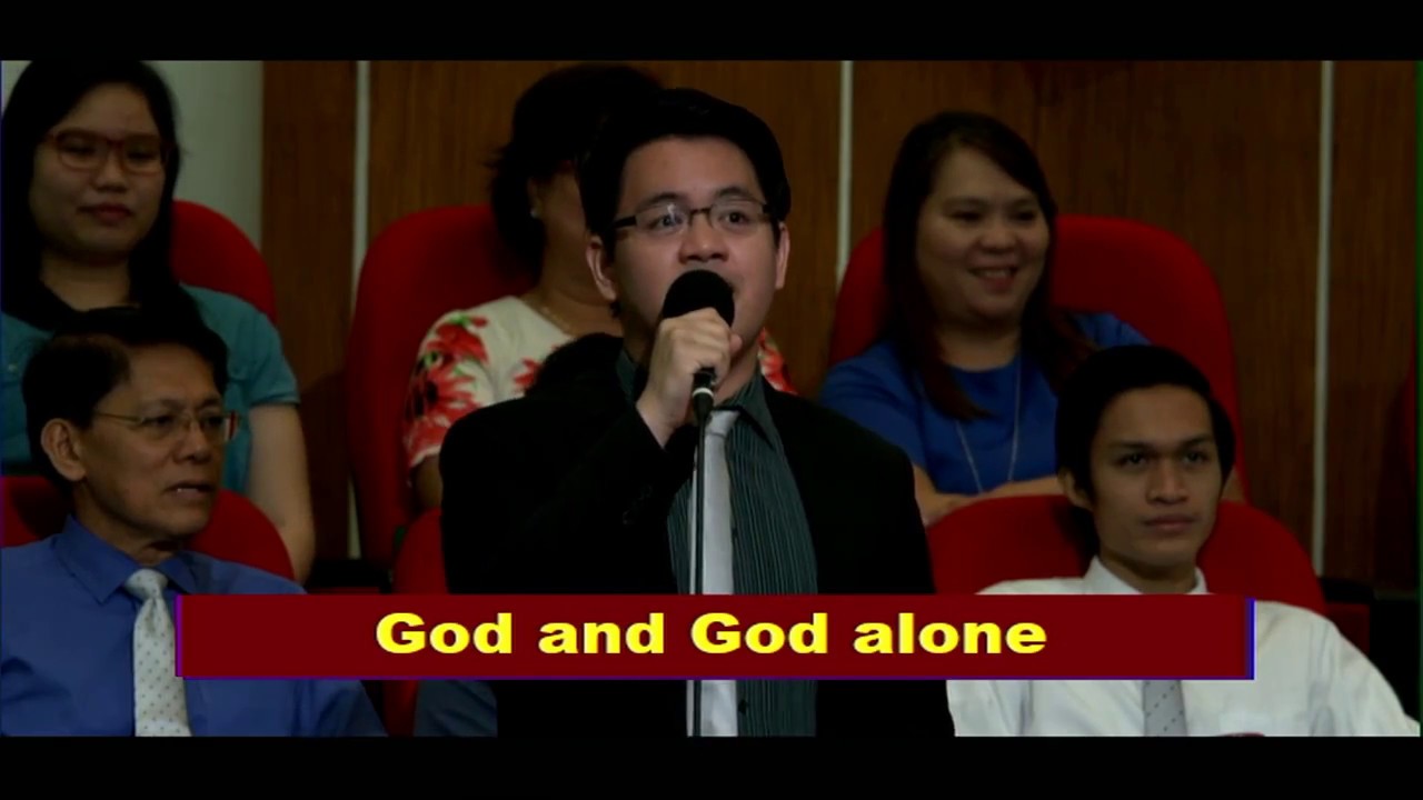 GOD AND GOD ALONE | Vincent Acosta 10012017AM - YouTube