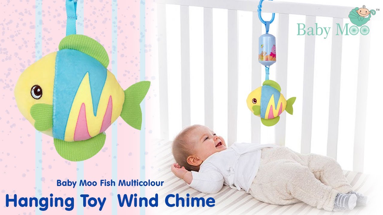 Baby Moo Fish Multicolour Hanging Toy Wind Chime - YouTube