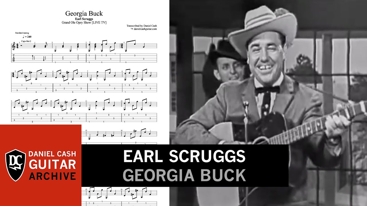 Earl Scruggs - Georgia Buck (Transcription) - YouTube